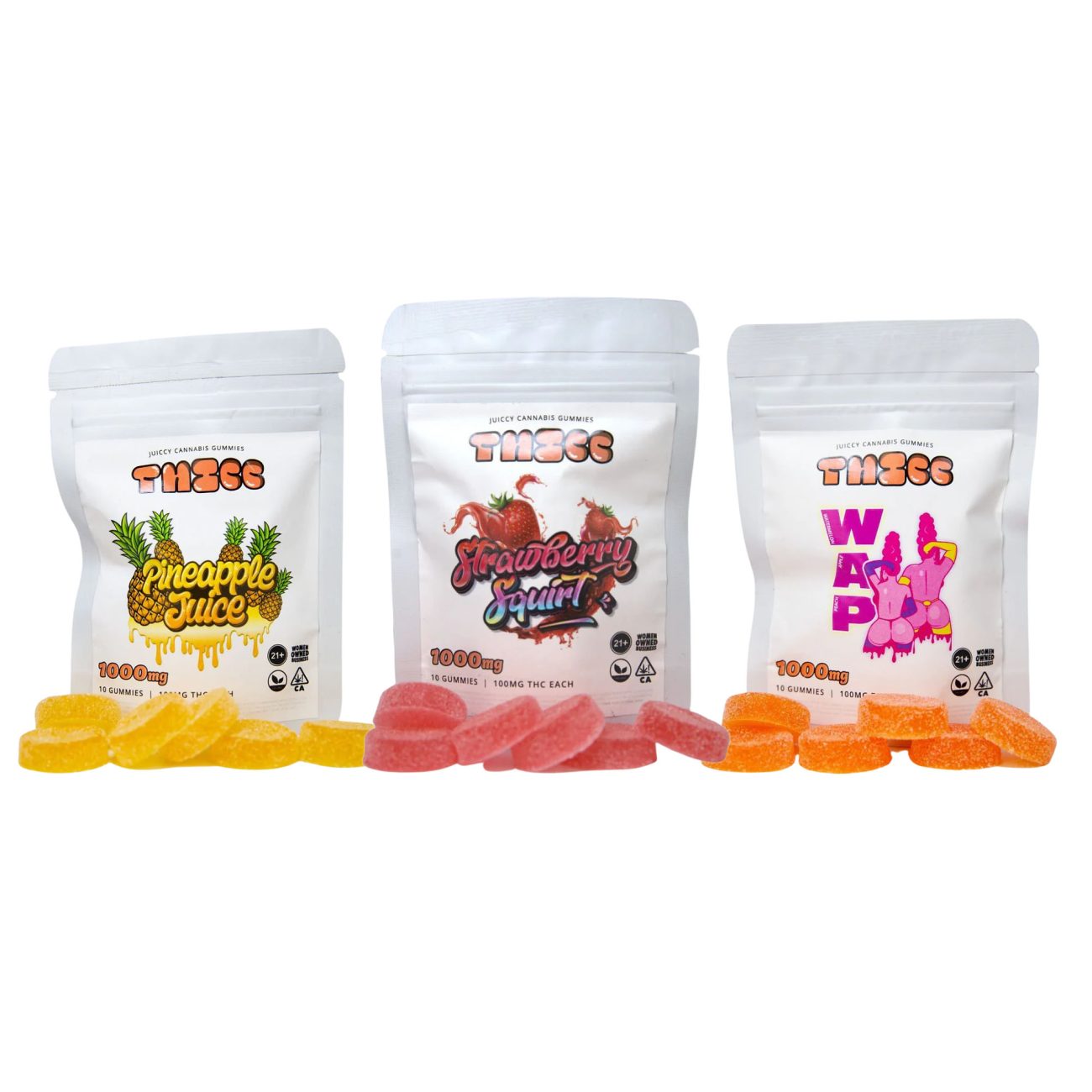 THICC 1000mg THC Gummies – Cannabis2Go