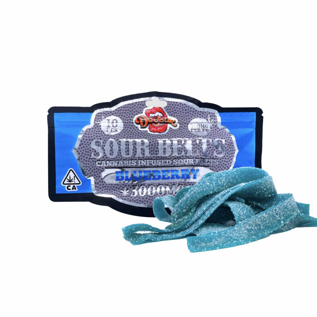 Devour 3000mg THC Sour Belts – Cannabis2Go